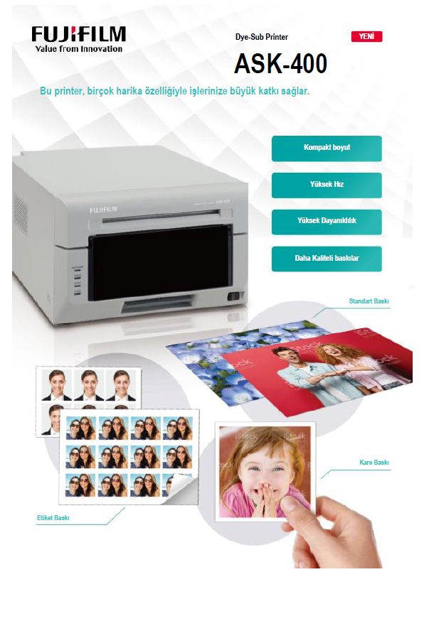 Fujifilm ASK-400 Termal Foto Yazıcı